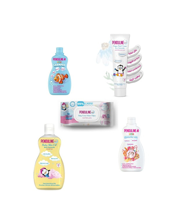 Penduline Baby Package ( Shampoo 65 ml + baby oil 100ml + Shower Gel 6 ...