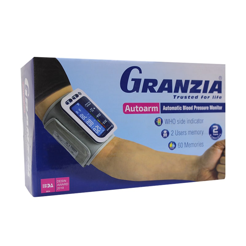 Granzia Auto Arm Rechargeable Battery Operated Digital Power Pressure ...